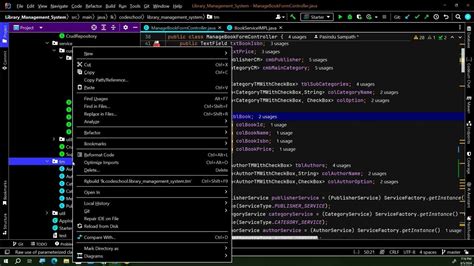 Library Management Standalone Javafx Application Day 13 Sinhala