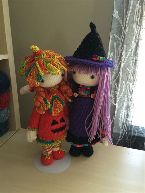 Lalylala Witch And Pumpkin Made By Denise L Modified Crochet Pattern By Lalylala Halloween