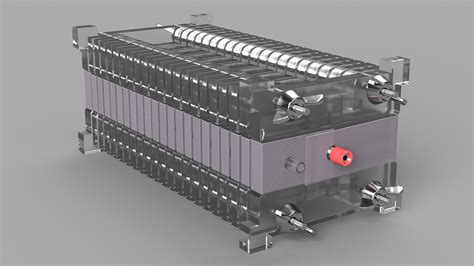 Fuel Cell Stack 10 Model Turbosquid 2243145