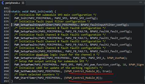 Imxrt1064 Pwm Configuration Through Peripheral Tool Nxp Community