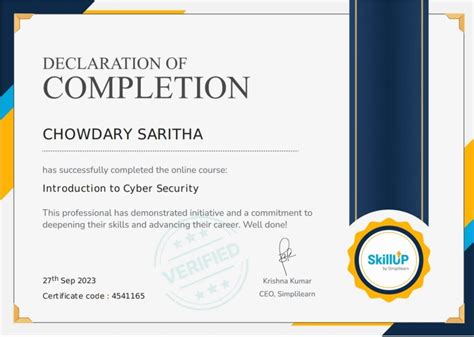 Cybersecurity Informationsecurity Skillup Continuouslearning Saritha Chowdary