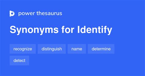 Identifying Synonym