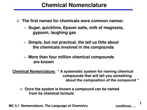 PPT Chemical Nomenclature PowerPoint Presentation Free Download ID