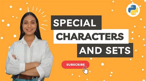 Special Characters And Sets In Python Python Programming Tutorials Meritshot Tutorials Youtube