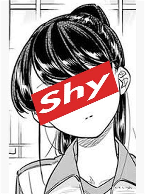 Komi San Shy Sticker For Sale By Lordbepis Redbubble