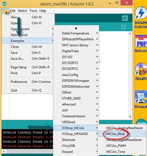 การใช้ Arduino เพิ่มขาให้กับ Esp8266 ด้วยไลบรารี่ Mcuio Artronshop บอร์ดอิเล็กทรอนิกส์ Arduino
