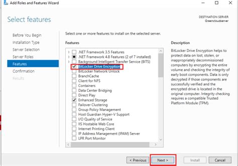 Configuring Bitlocker To Encrypt Data On Windows Server 2022