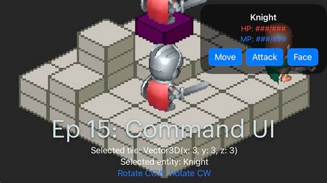 Isometric Game Using Spritekit Ep15 Command Ui Youtube