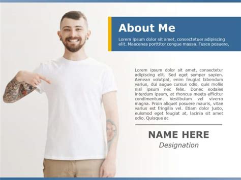 About Me Slide10 PowerPoint Template
