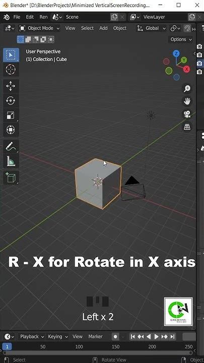 Blender Rotate Shortcuts Shortcut For Rotate Object In Blender Shorts Youtube