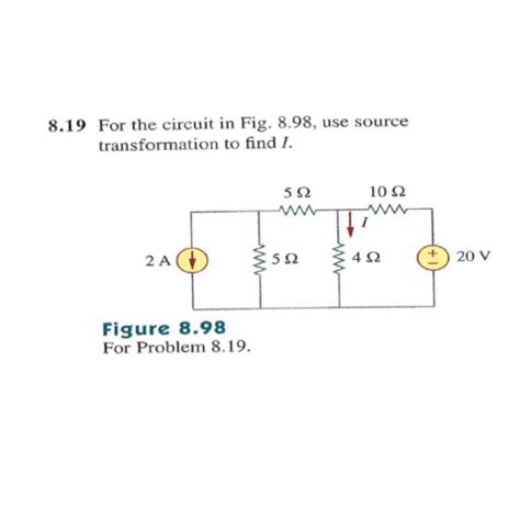 Solved 8 19 ﻿for The Circuit In Fig 8 98 ﻿use Source