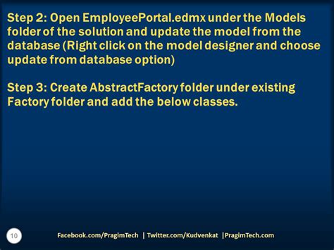 Sql Server Net And C Video Tutorial Abstract Factory Design Pattern