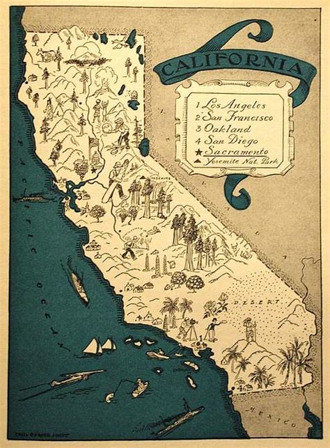 California The Old Map Gallery