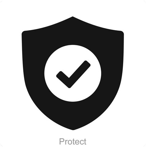 premium vector protect and safe icon concept