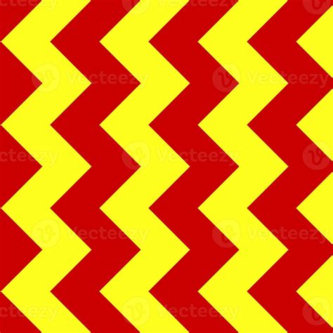 Classic Red And Yellow Chevron Seamless Pattern Seamless Zig Zag