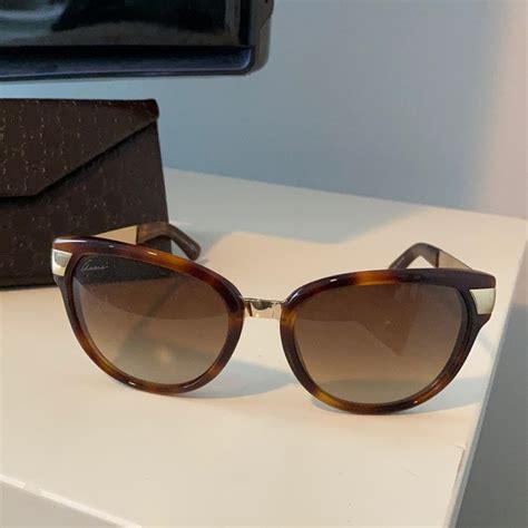 Gucci Tortoise And Gold Hardware Sunglasses Gem
