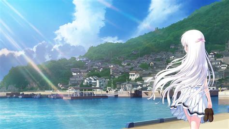 Summer Anime Girl Wallpapers Top Free Summer Anime Girl Backgrounds Wallpaperaccess
