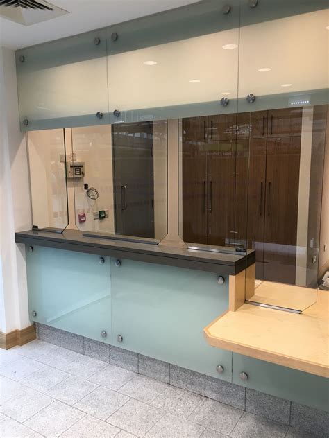 Glass Enclosed Reception Desk Cheapest Shop