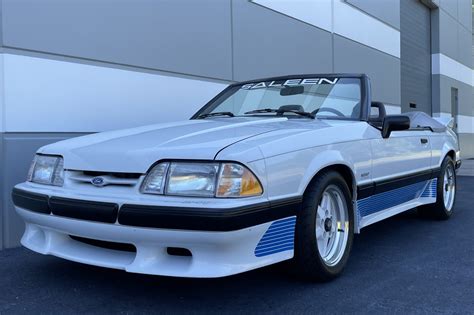 No Reserve 21k Mile Supercharged 1990 Ford Mustang Saleen Convertible