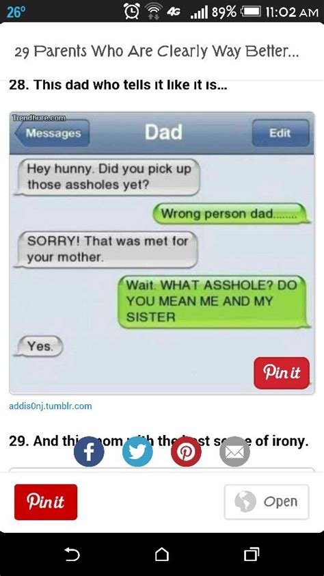 Inappropriate Dad Text Messages