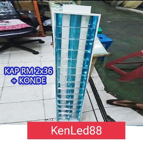 Jual Kap Lampu Rm Konde Akustik X X W Housing Tl Neon Cm Lampu Set Led Philips