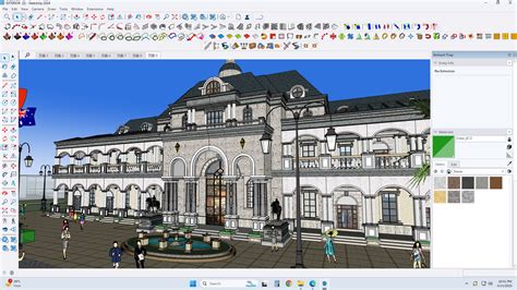 Classical Building Facade Exterior Design Sketchup Model 3d Model Cgtrader