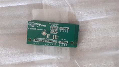 Mcp23008 Breakout Maker And Iot Ideas