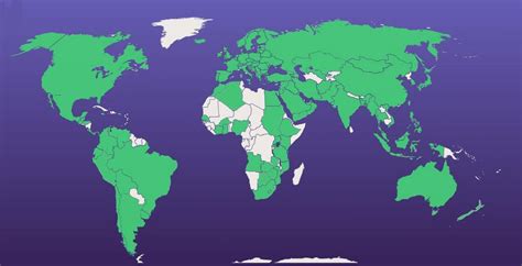Gsp Map Of The World