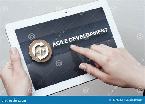 Agile Software Development Business Internet Techology Concept Stock Image Image Of Business