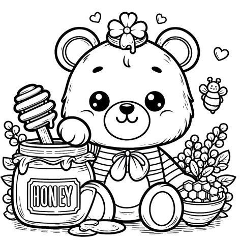 곰 색칠공부 도안 21종 키즈위키