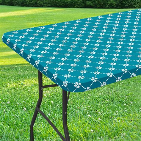Misaya Rectangle Vinyl Table Cloth Elastic Fitted