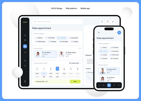 Doctor Appointment Booking Web App Landing Page Behance
