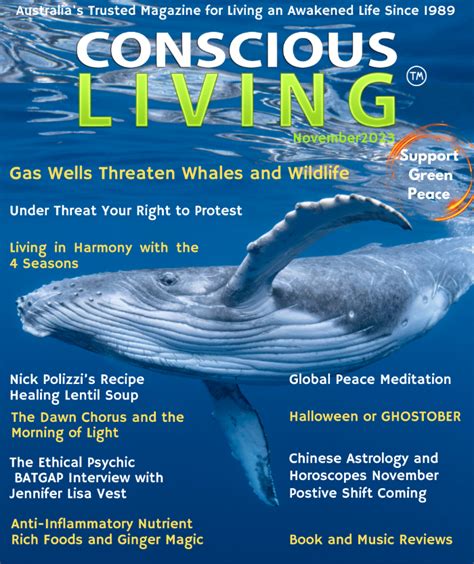Conscious Living Magazine November 2023 Conscious Living Magazine