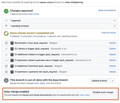 Added `automerge` · Issue 6499 · Pydataxarray · Github