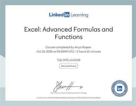 Excel Advancedexcel Linkedinlearning Logistics Procurement