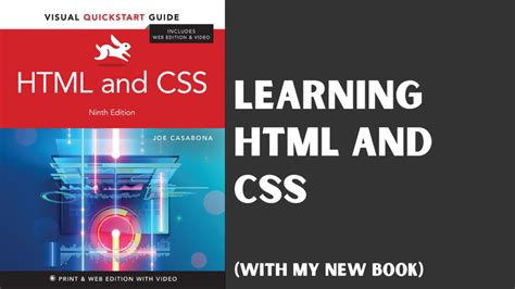 Learning HTML And CSS With My New Book Out Now Joe Casabona
