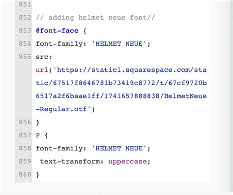 Custom Fonts Not Displaying On Chrome But Working On Safari Code Blocks Squarespace Forum