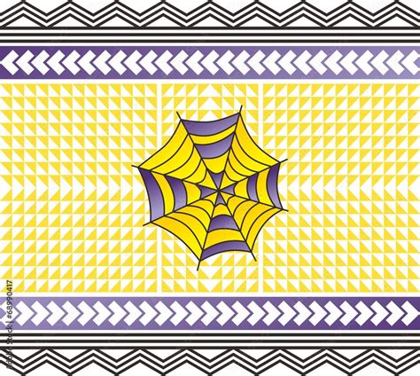 Color Spiderweb Art Stock Vector Adobe Stock