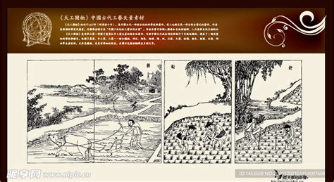 天工开物中国古代工艺矢量素材设计图 图片素材 其他 设计图库 昵图网