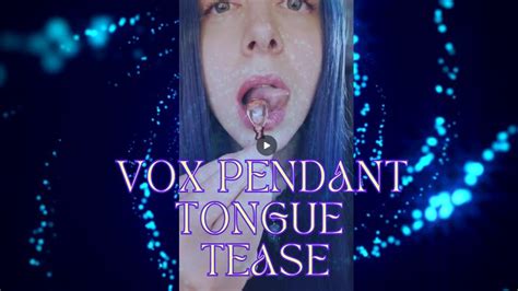 Vox Siren Mind F Pendant Tongue Tease Haylee Vox Siren Clips4sale