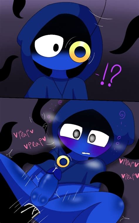 Rule 34 Anal Sex Anthro Black Sprunki Blue Body Blue Clothing Cloak Cultist Erect While