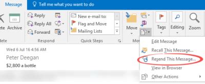 Resend Emails In Outlook Easily And Securely Office Watch