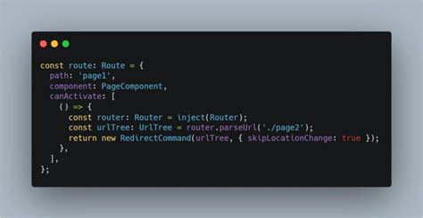 Idrees Kema On Linkedin Angular V18 Introduces The New Redirectcommand