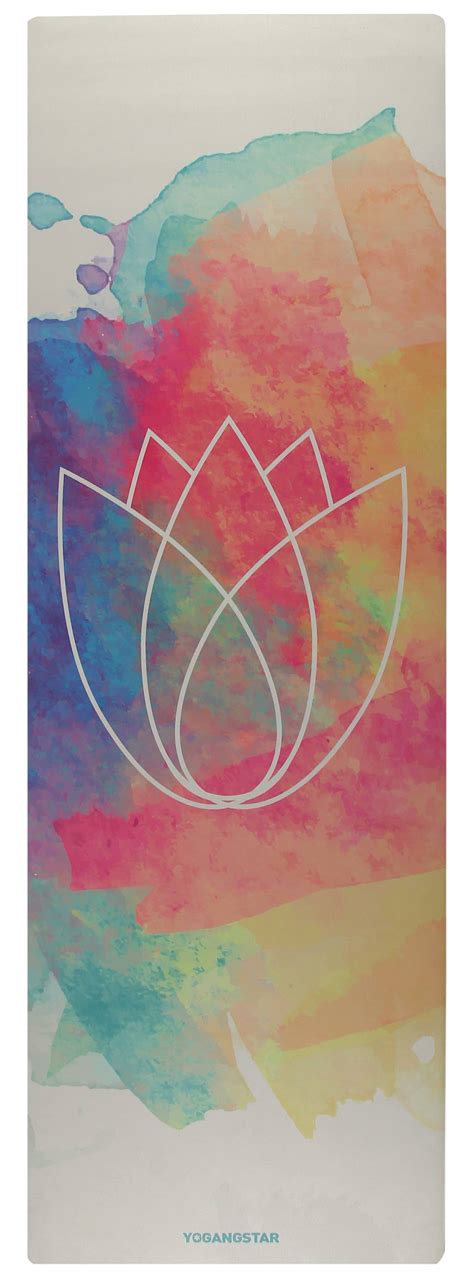 Lotus Pastel Yoga Mat Free Yoga Bag Yogangstar