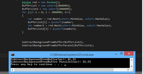 How To Quickly Subtract One Ushort Array From Another In C Stack Overflow