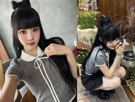 ‘박남정 딸 시은 상큼한 하이틴 무드 완벽 소화 리본 디테일로 러블리 매력 발산