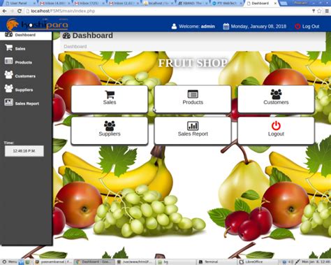 Online Fruit Shop Management System In Bootstrap Project In Php With