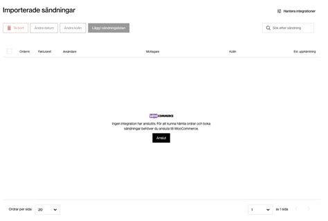 Integration Woocommerce