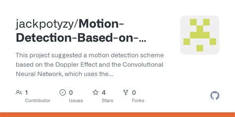 GitHub Jackpotyzy Motion Detection Based On Doppler Effect This