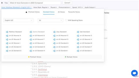 The Best AI Voice Generators For Text To Speech Motricialy